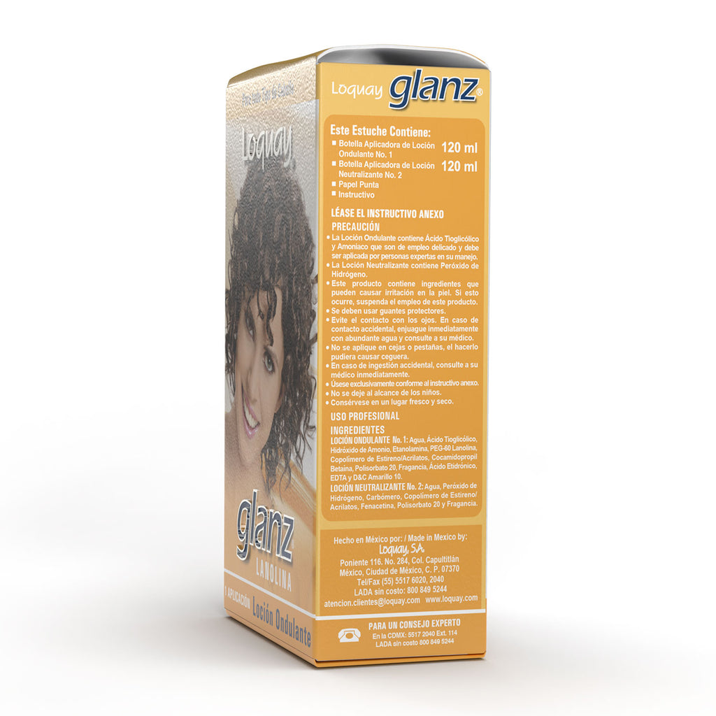 Glanz Lanolina Loción Ondulante – Tienda Loquay
