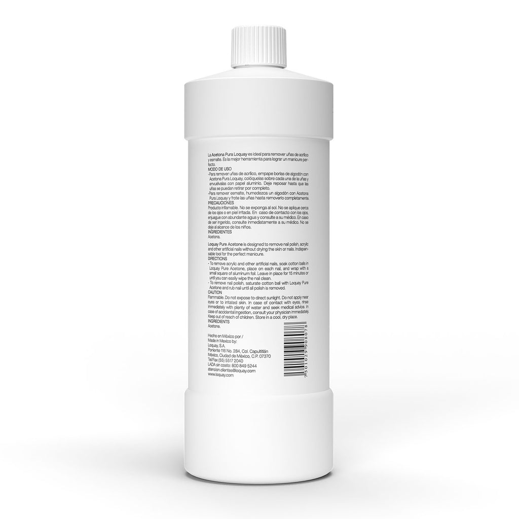 Acetona Pura Loquay 500 ml – Tienda Loquay