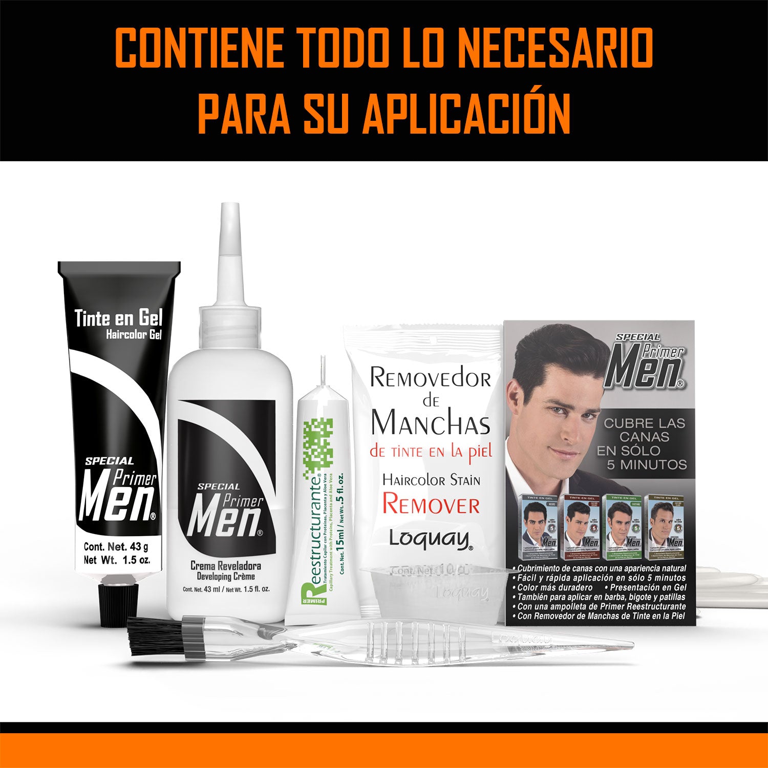 Primer Men Tinte en Gel Negro – Tienda Loquay