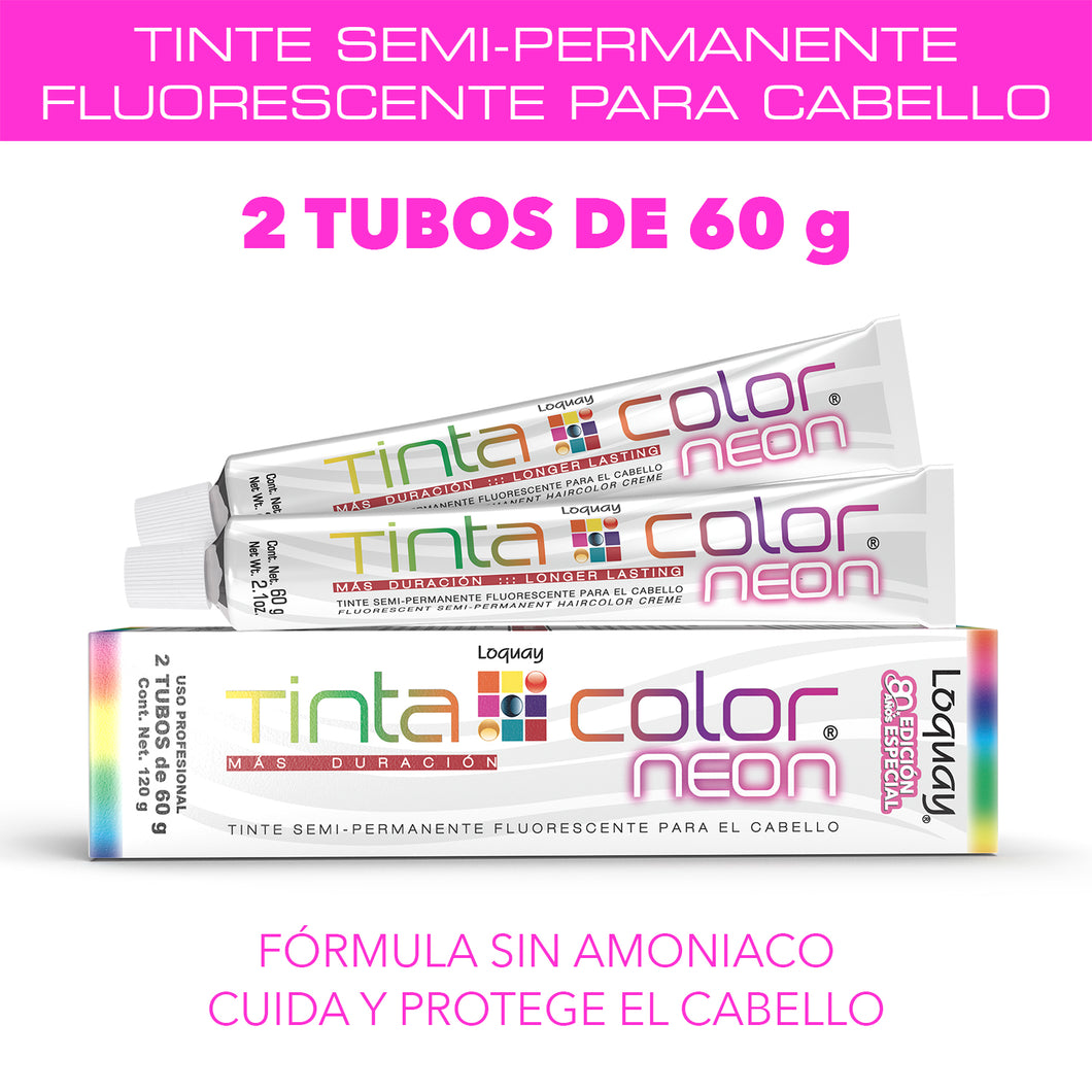 Tinta Color Neon Verde – Tienda Loquay