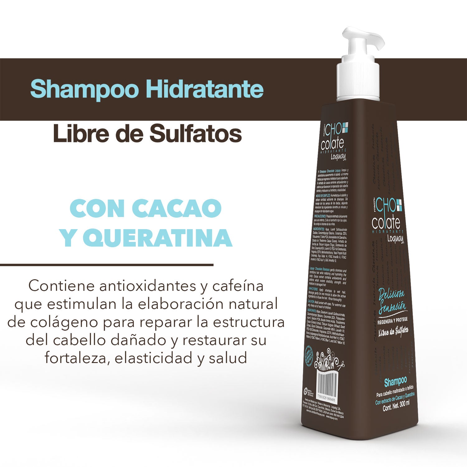 Shampoo Chocolate 300 ml – Tienda Loquay